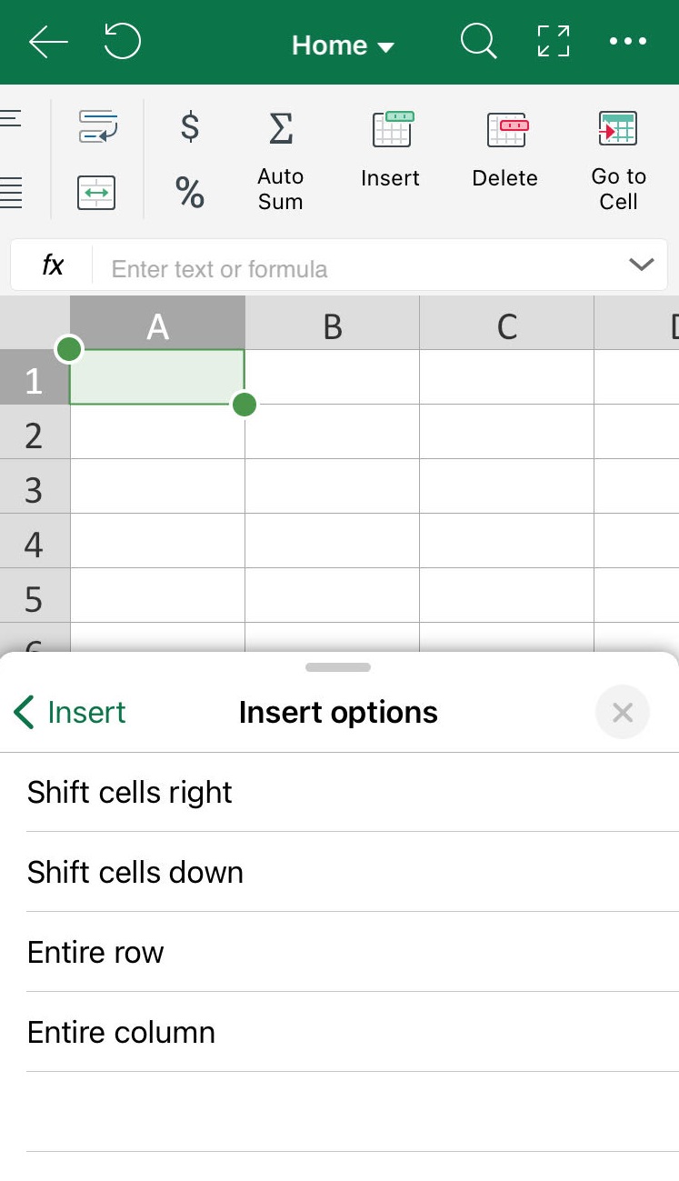 Insert Or Delete Cells In Sheets OfficeSuite